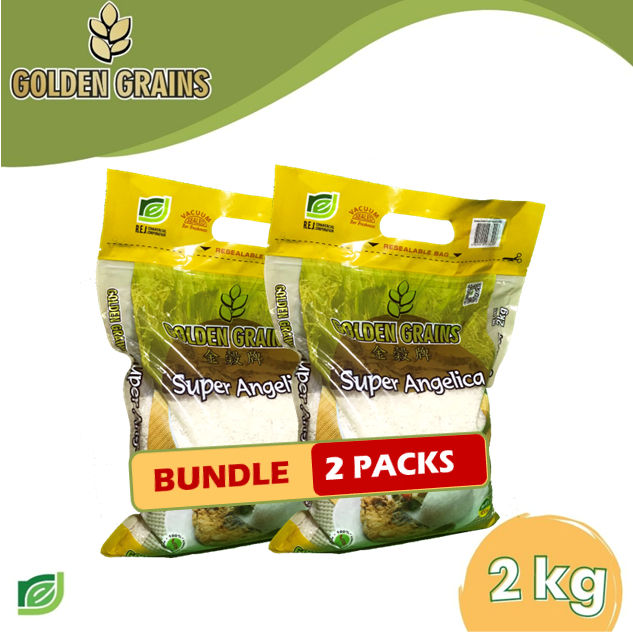 Golden Grains Super Angelica Rice 2kg (Bundle of 2) | Lazada PH