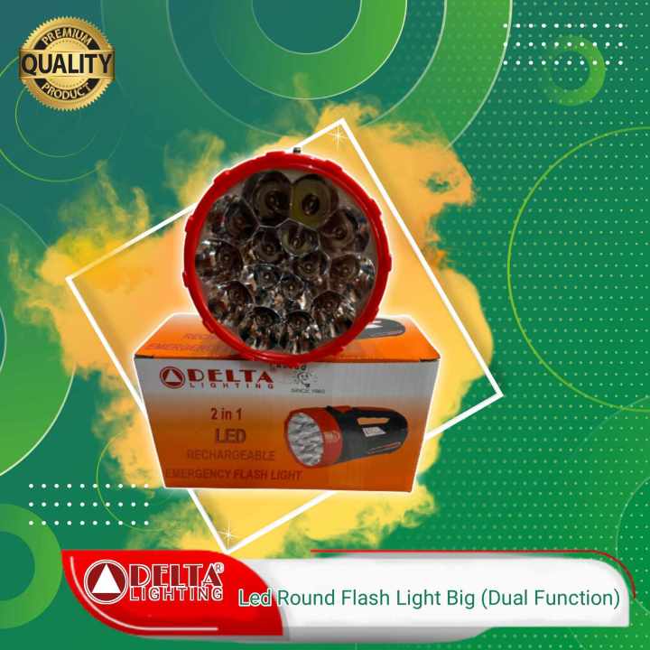 Led Round Flashlight | Lazada PH