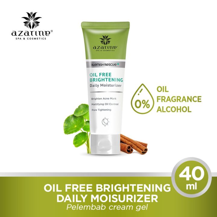 Azarine Oil Free Brightening Daily Moisturizer 40ml | Lazada Indonesia