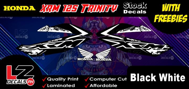 Honda XRM 125 Trinity Stock Decals / Stickers with Freebies | Lazada PH