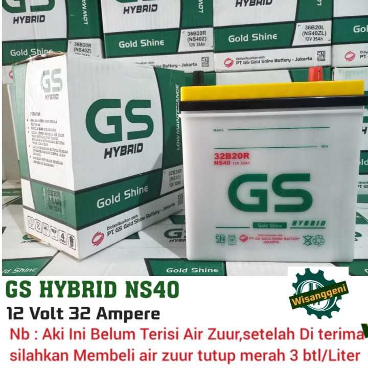 Aki Mobil Avanza/Rush/Espass/Terios/Xenia/Katana/Carry GS NS40 32 Ampere | Lazada Indonesia