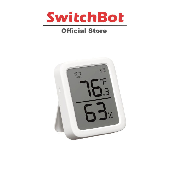 SwitchBot Meter Plus : เซ็นเซอร์วัดอุณหภูมิ | Lazada.co.th