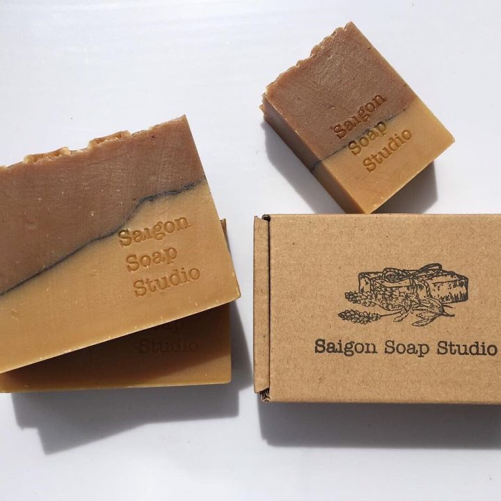 Xà phòng handmade Mật Phấn Hoa phương pháp lạnh 100% thiên nhiên với ...