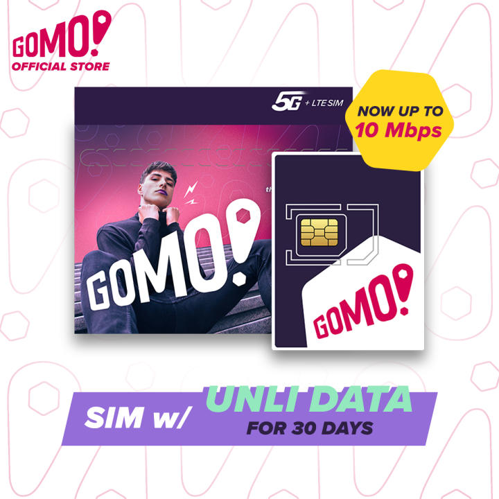 GOMO SIM w/ 30 days UNLI data | Lazada PH