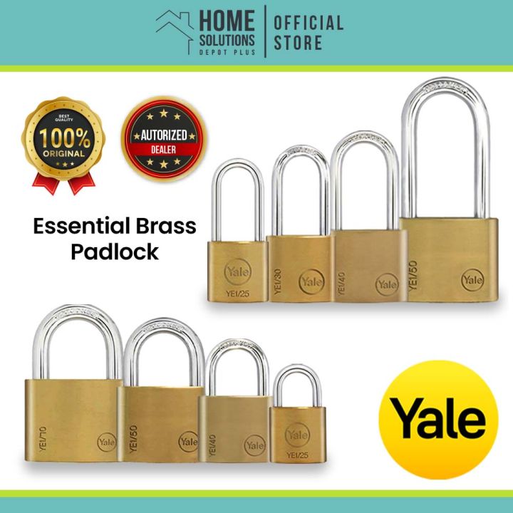 YALE BRASS PADLOCK #YE1/20mm/25mm/30mm/35mm/40mm/50mm/ | Lazada PH