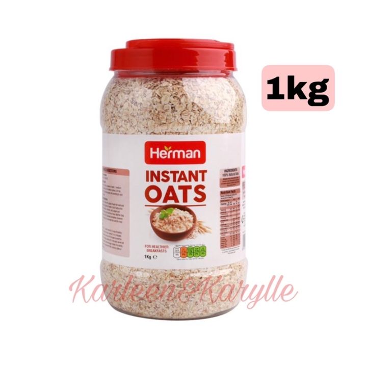 Herman Instant Oats 1Kg 100 Natural Oats | Lazada PH