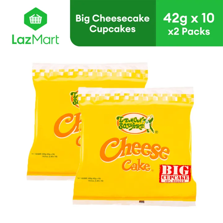 Lemon Square Cheesecake Big 42g x 10 - Pack of 2 | Lazada PH