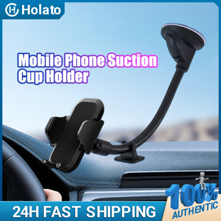 Car Mobile Phone Suction Cup Bracket Extended Hose Suction Cup 360 ...
