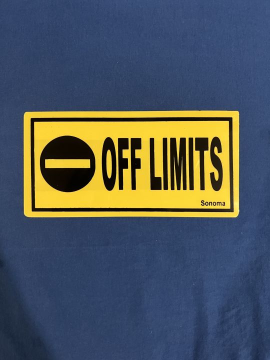 A-Mart High Impact Plastic Signage 4x8 inches Off Limits Sign Not ...