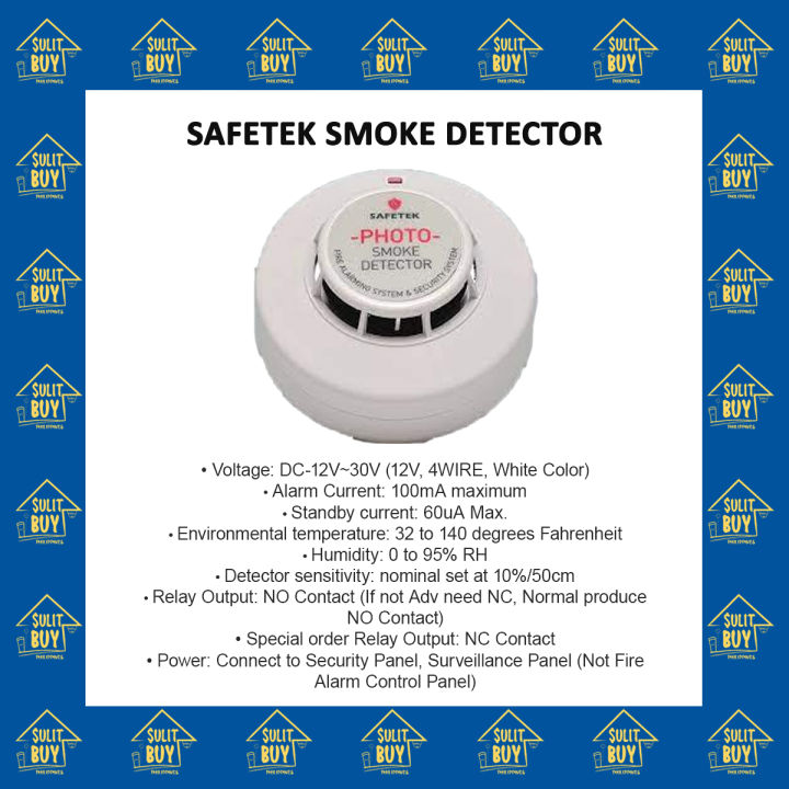 Safetek Smoke Detector | Lazada PH