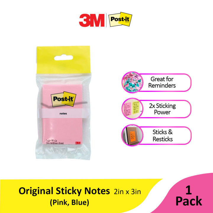 3M Post-it Notes 656 2x3 100 sheets MP6561MP, MP6561CB | Lazada PH