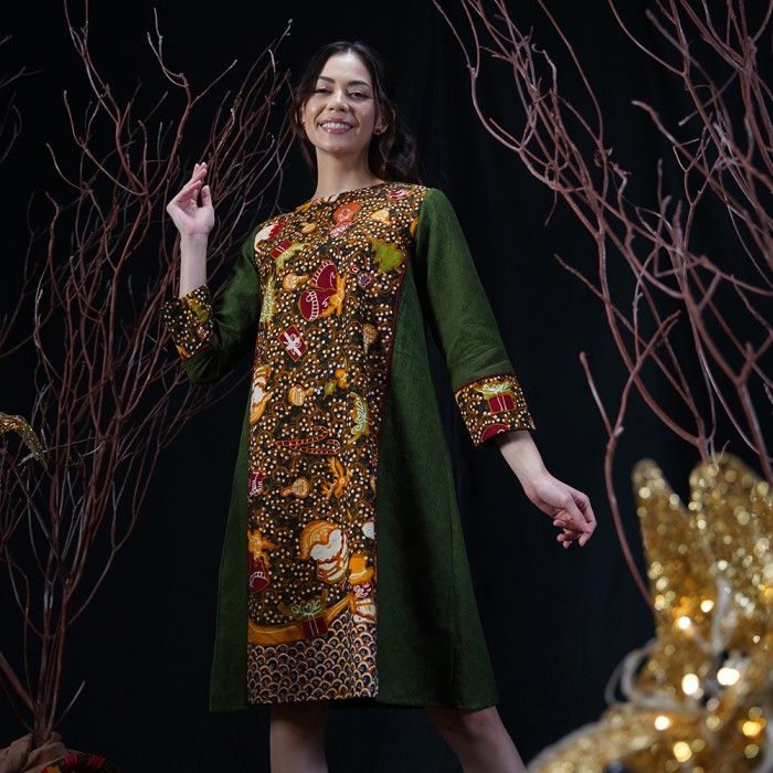 NONA RARA-Kloki Carol D0375 - Baju Batik Kasual Modern | Lazada Indonesia