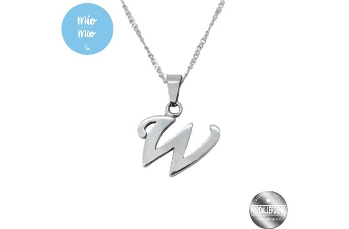 X1974 S.S LETTER W PENDANT W/ CHAIN | Lazada PH