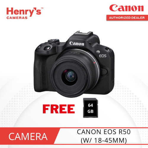 Canon EOS R50 With 18-45mm Kit Mirrorless Digital Camera - Henry's ...