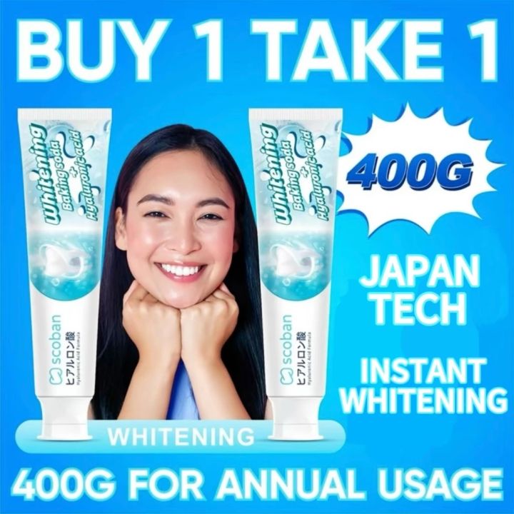 NEW Scoban Japan Teeth Whitening Toothpaste FDA Approved 200g | Lazada PH