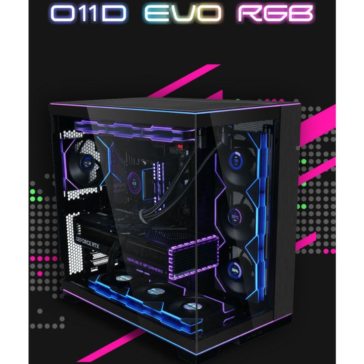 # LIAN LI O11D EVO RGB - Dual Chamber Mid Tower T.G Chassis With Dual ...