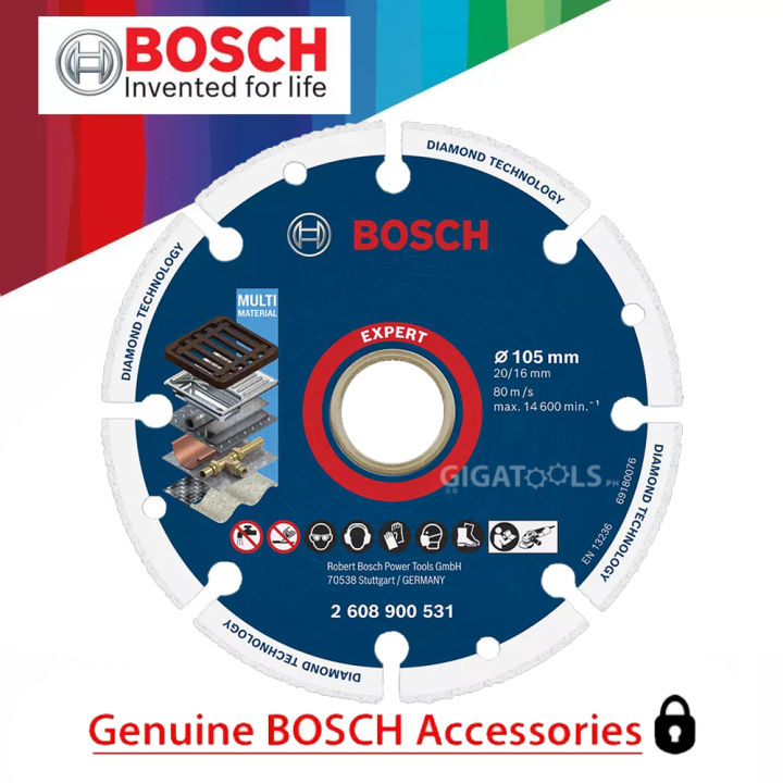 Bosch 4-inch (105mm) Expert Diamond Metal Wheel Cutting Disc ...