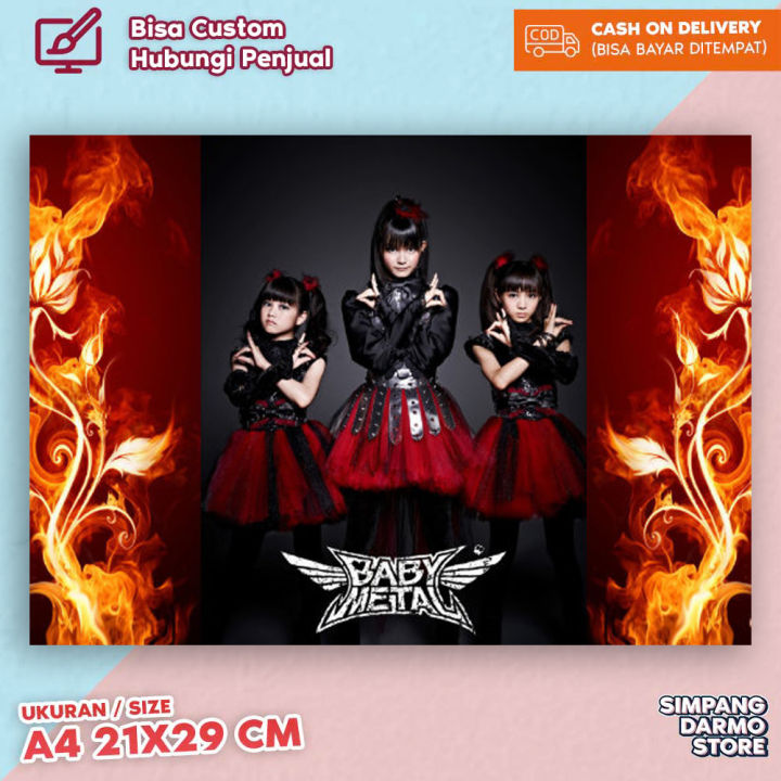 Poster Babymetal / Baby Metal / BM Terbaru Tersedia Berbagai Ukuran A4 ...