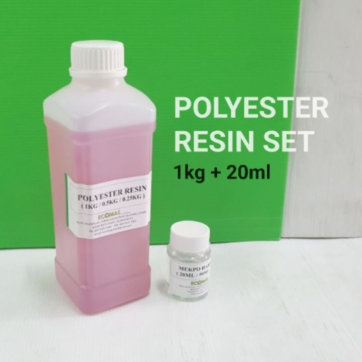 (0.5KG / 1KG SET) FAST SETTING, POLYESTER RESIN WITH HARDENER ...