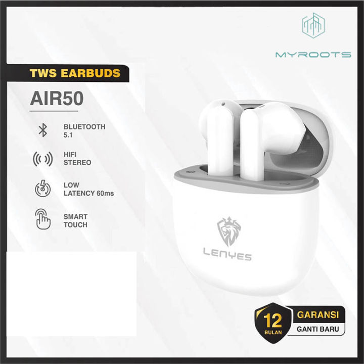 MYRROOTS X LENYES TWS Wireless Lenyes AIR 50 TWS Wireless Bluetooth 5.1 ...