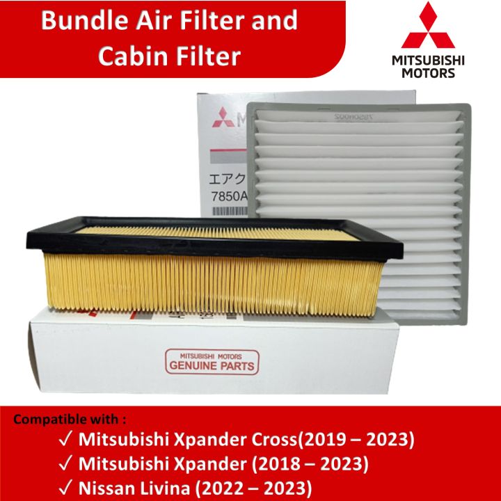 BUNDLE Air Filter and Cabin Filter for Mitsubishi Xpander / Xpander ...