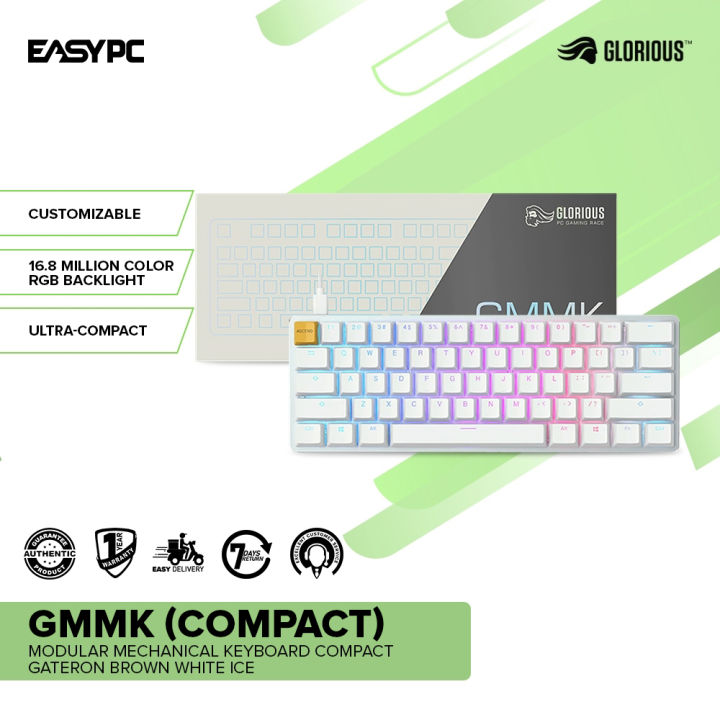 EasyPC | Glorious Modular Mechanical Keyboard Compact Gateron Brown ...