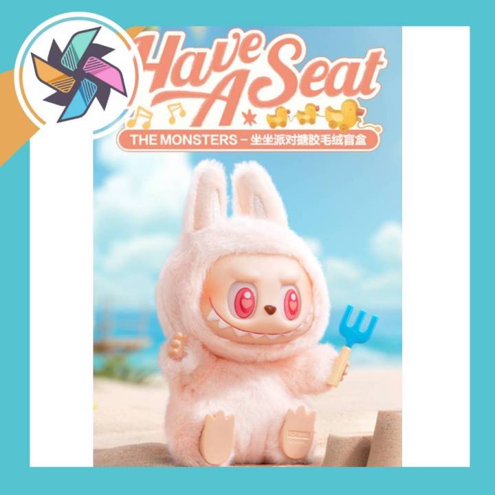🇹🇭 Labubu Macaron V2 THE MONSTERS Have a Seat Vinyl Secret พวงกุญแจ ลาบ ...