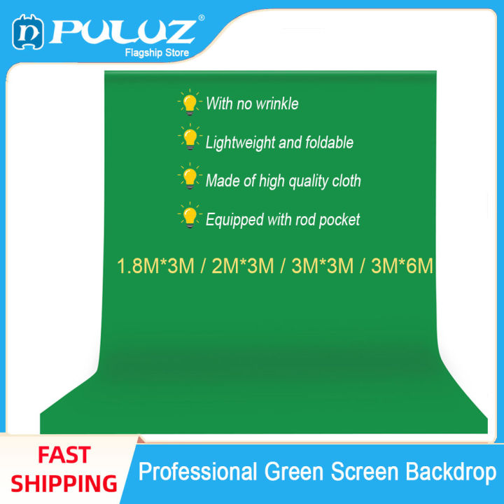PULUZ Professional Green Screen Backdrop Studio Photography Background ...