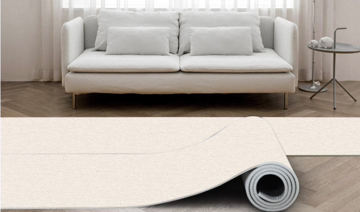 Parklon Plain Beige PE Safety Roll Mat Kids Playmat Living Room Mat 3m ...