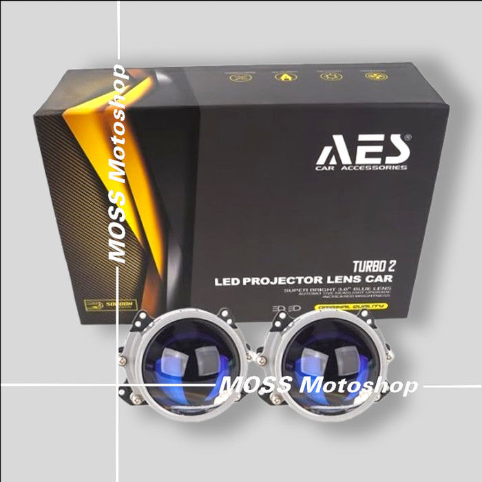 PROJECTOR BILED TURBO AES GEN 2 BLUE FIRM DUAL CHIP LED 55 W 3 INCH ...