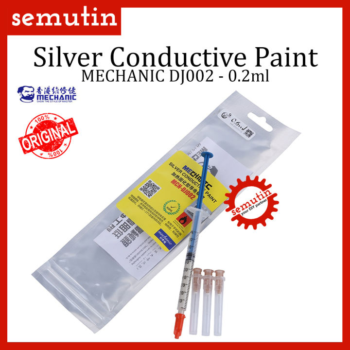 Silver Conductive Paint MECHANIC DJ002 ORIGINAL / Pasta Penyambung ...