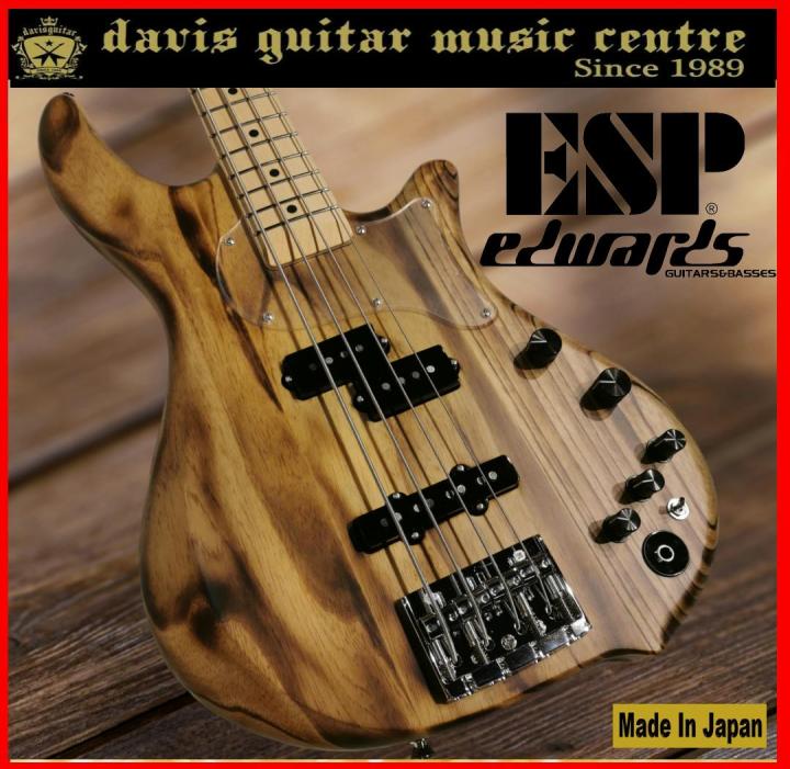 ESP Edwards E-BB-145-M – Satin Burner Natural Bass Guitar Made In Japan ...