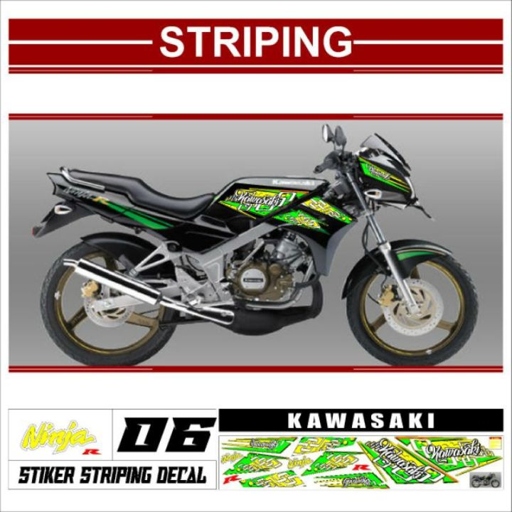 Sticker Striping Ninja R lama Variasi AR01 (Semua Ready Bisa COD ...