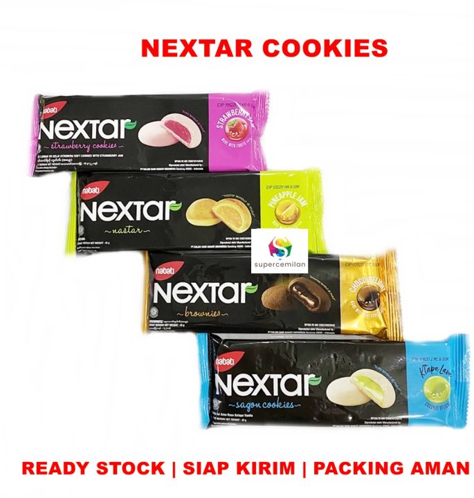Nabati Nextar Nastar Nanas / Choco Brownies / Strawberry Biskuit Cookies 34 Gram SATUAN | Lazada ...