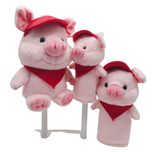 [WICO&Golf] Golf Driver Cover Pink Pig/ Happy Family Pig Driver Wood ...