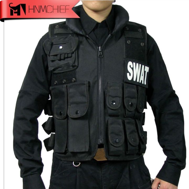 Military POLICE Law Enforcement Vest Tactical Vest SWAT Combat vest CS ...