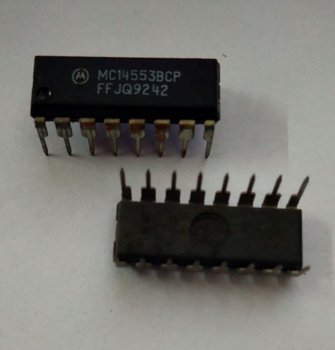 IC MC14553BCP MC 14553 BCP Counter BCD 3 Digit CMOS DIP16 | Lazada ...