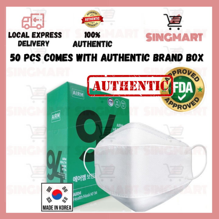 (SG READY STOCK) NEW AIRM KF94 with AUTHENTIC BOX KOREAN MASK 10/50 PCS ...