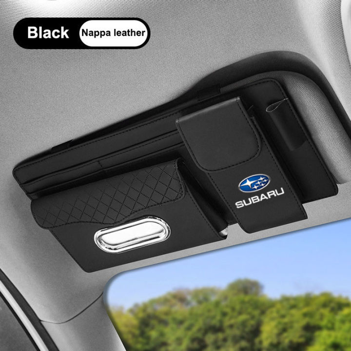 1 car sun visor storage box multi-function sun visor hanging car tissue ...