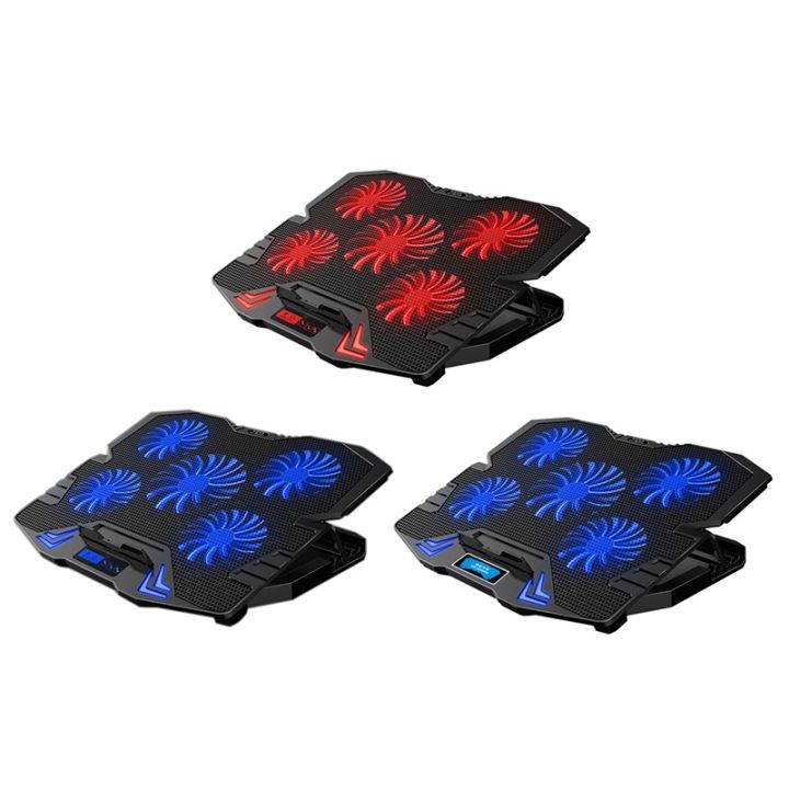 LA3P】- Laptop Radiator 5 Fans Adjustable Strong Wind Radiator Suitable ...