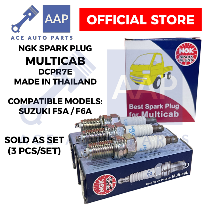 NGK Nickel Spark Plug for Suzuki Multicab/Transformer F5A/F6A/K6A Short ...