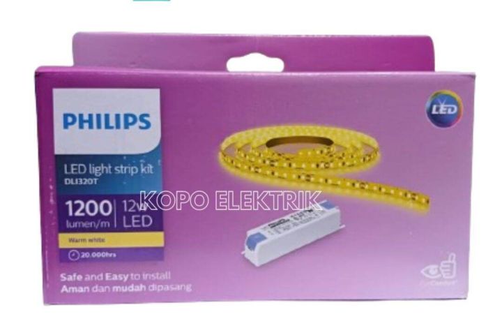 PHILIPS Led Strip KIT 12W 24V DC 5 Meter DLI320T + Trafo | Lazada Indonesia