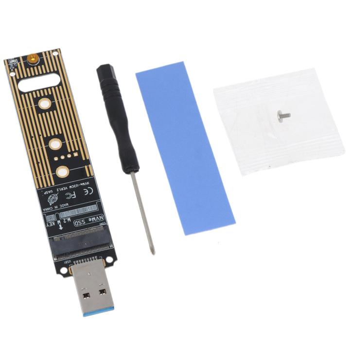 NEW NVME to USB 3.1 Type-C Adapter M2 SSD Adapter NVMe Enclosure for M ...