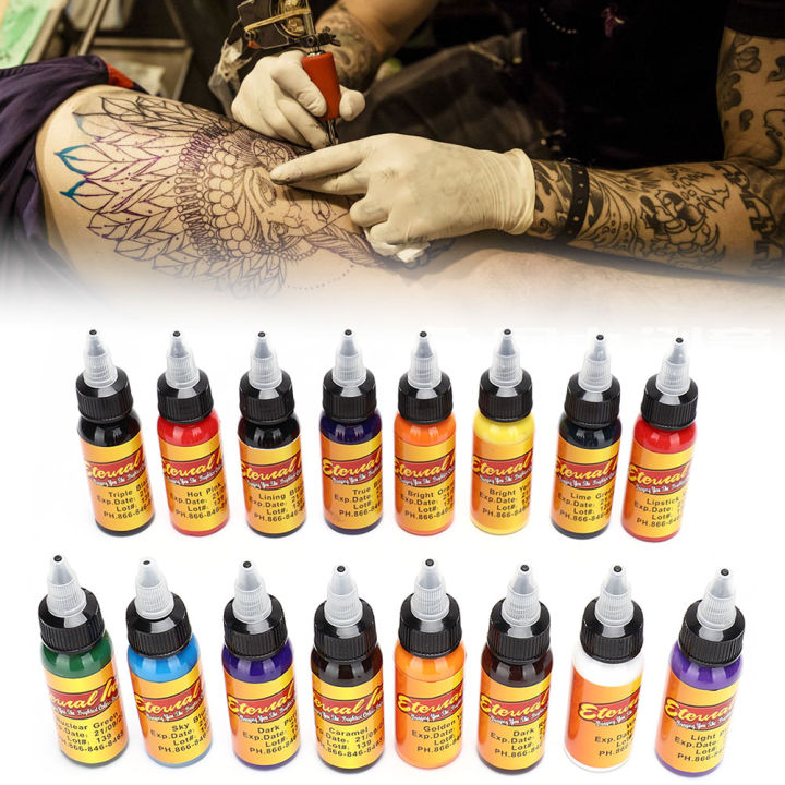 6/7/16 Colors Tattoo Inks Set Microblading Tattoo Inks Set Longlasting ...