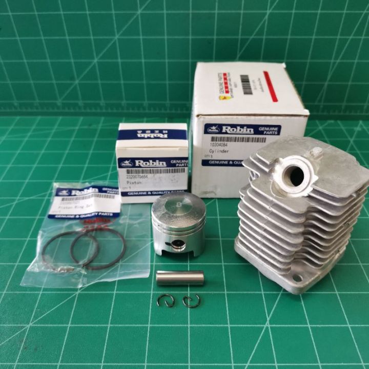 เสื้อสูบ โรบิ้น แท้ NB411 RBC411 เบิกศูนย์ เสื้อสูบ ลูกสูบ แหวน ตัดหญ้า Robin Makita 411 แท้ ...