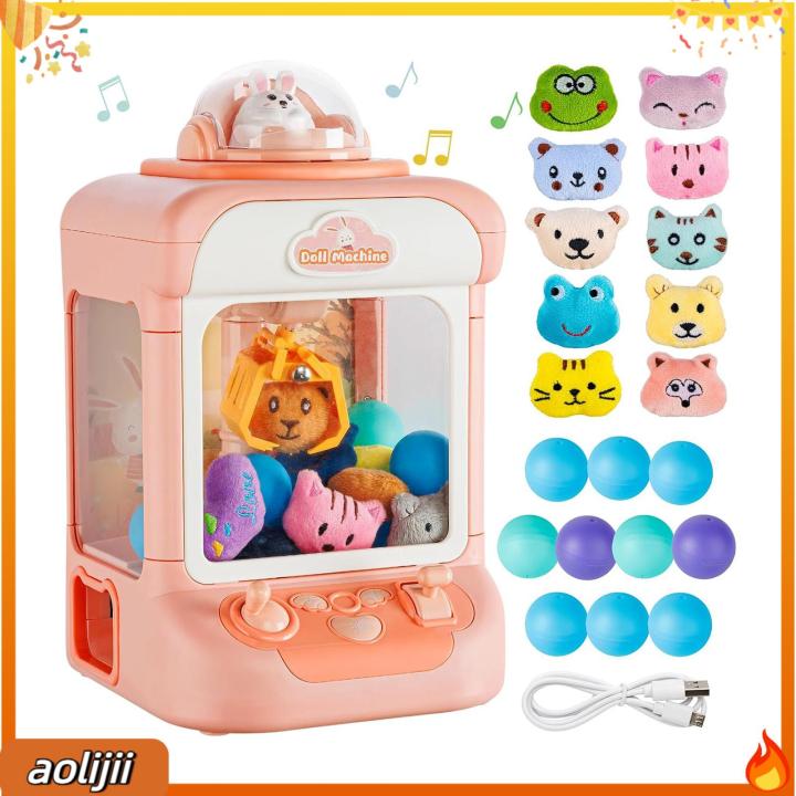 Mini Arcade Machine Claw Machine Toy Mini Claw Machine with 20 Toys ...