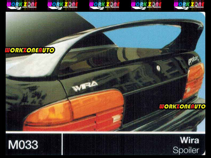 M033 Proton Wira Saloon Fiber Spoiler Body kit Bodykit | Lazada