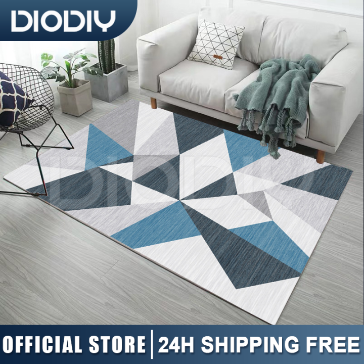 DIODIY Carpets Big size 3D Geometric bed Lounge decoration Printed ...
