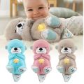 Breathing Bear Baby Soothing Otter Plush Doll Toy Baby Kids Soothing ...