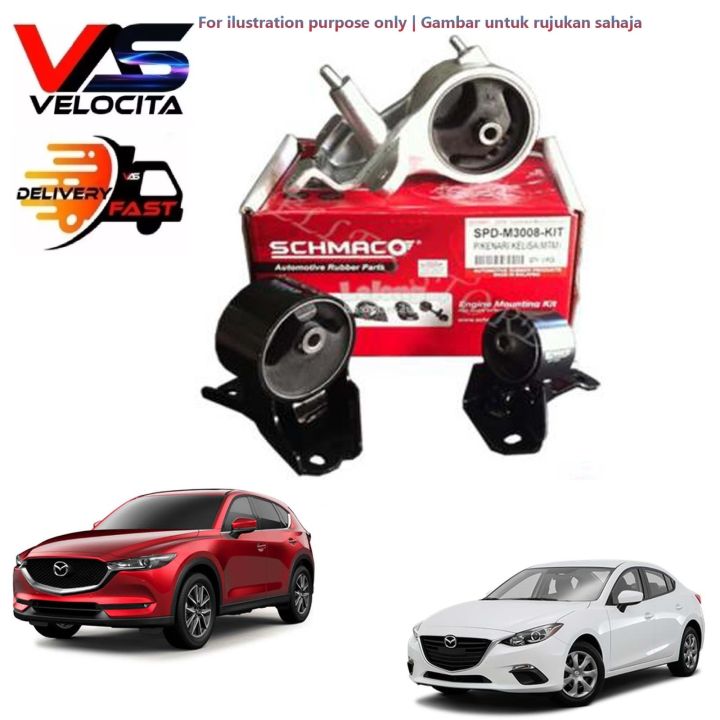 SCHMACO ENGINE MOUNTING SET MAZDA CX5 MAZDA 3 MAZDA 6 SKYACTIV 2014 ...